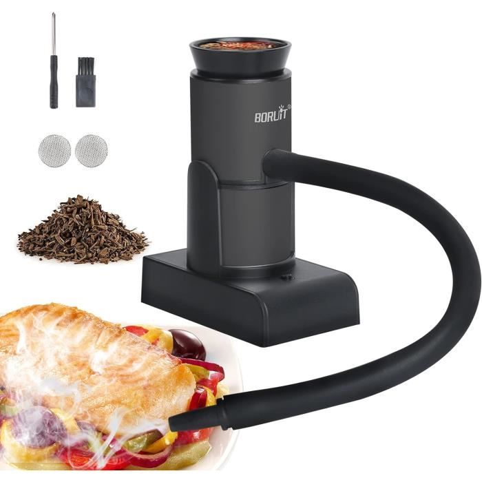 Fumeur D'Aliments Fumeur D'Aliments Cocktail Portatif En Bois Fumée ...