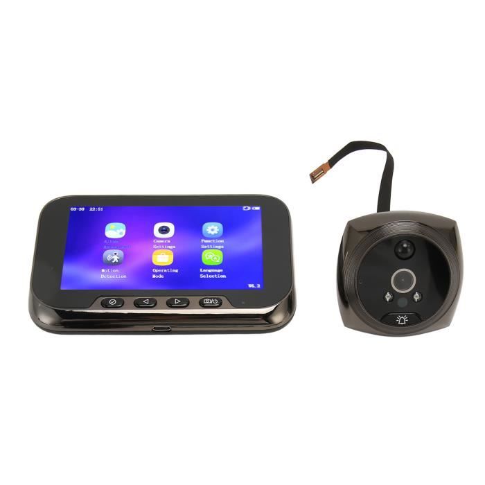 Judas de porte numérique 4,5 pouces HD 1080P - SONEW - Vision nocturne ...