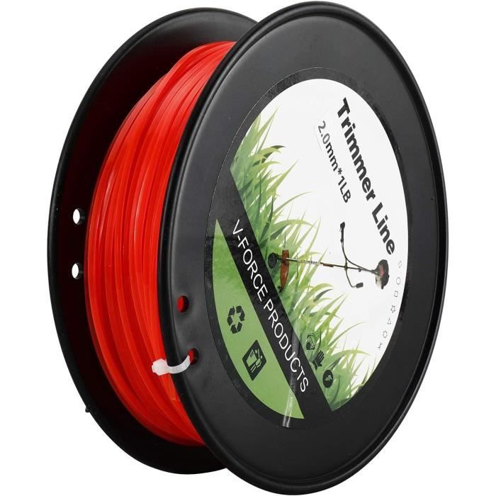 DasMorine Bobine de fil en nylon de forme carrée pour débroussailleuse ...