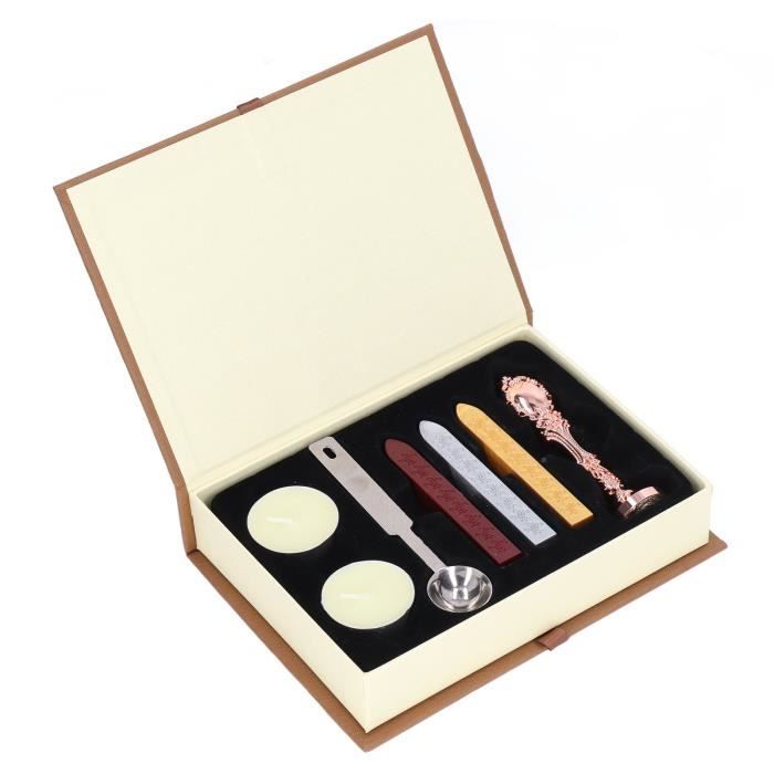 Kit de timbre de sceau de cire de lettre Wax Seal Stamp Kit Étapes ...