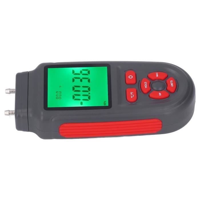 TMISHION testeur de pression de gaz HVAC Manomètre numérique coque ABS ...