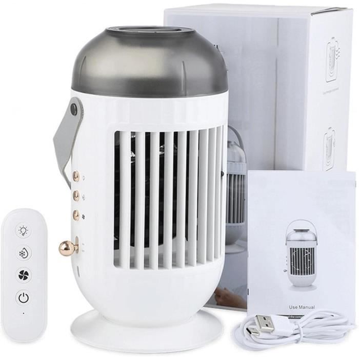 Climatiseur Sans Évacuation, 3 Vitesses Réglables Clim Portable ...