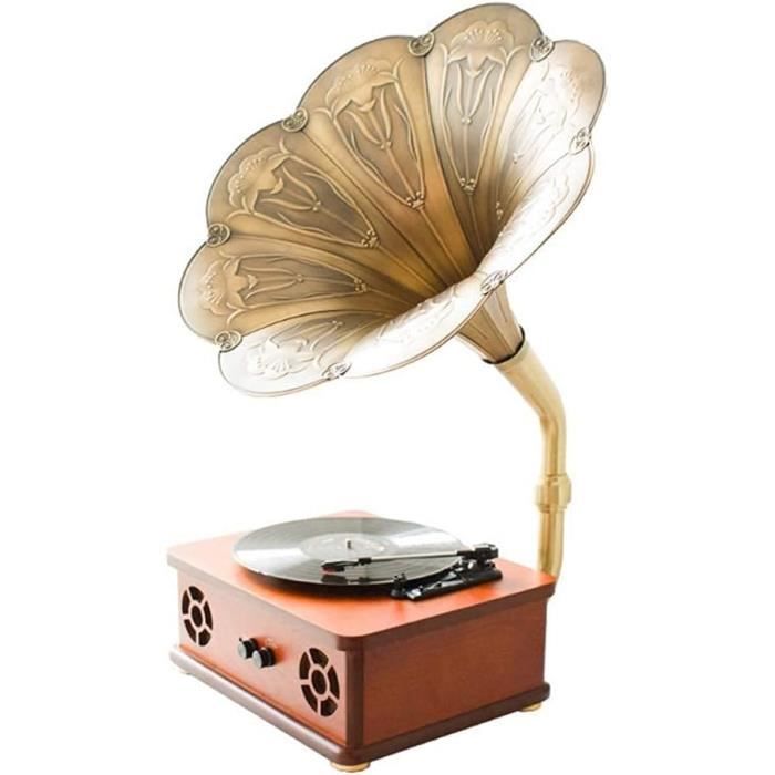 Tourne-Disques Rétro, Tourne-Disque De Style Phonographe Vintage ...