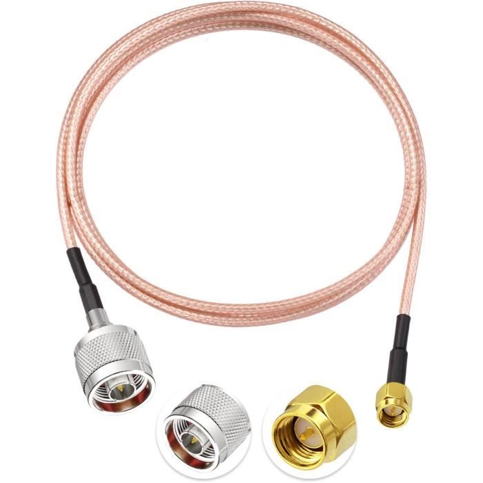 Cable Sma N Antenne 4G Adaptateur Sma À N Type Câble Sma Rg316 100Cm 2 ...