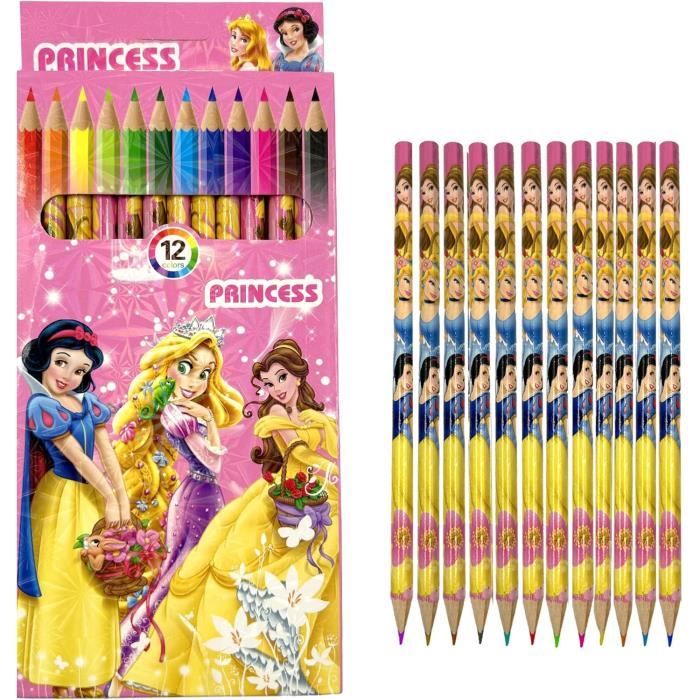 Princess Crayon Couleur, Princesse Crayon De Couleurs Enfant, Princess ...