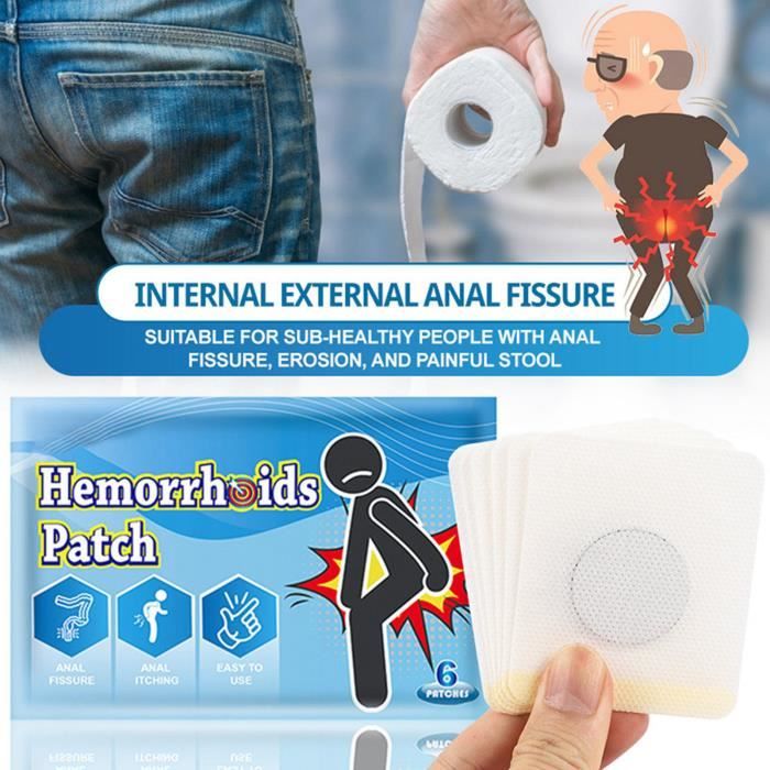 ABI Patch pour hémorroïdes Sumifun Lot de 30 patchs hémorroïdes ...