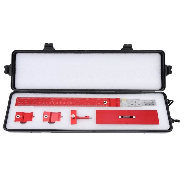 Zerone Guide de perçage de gabarit de travail du bois Gabarit de goujon ...