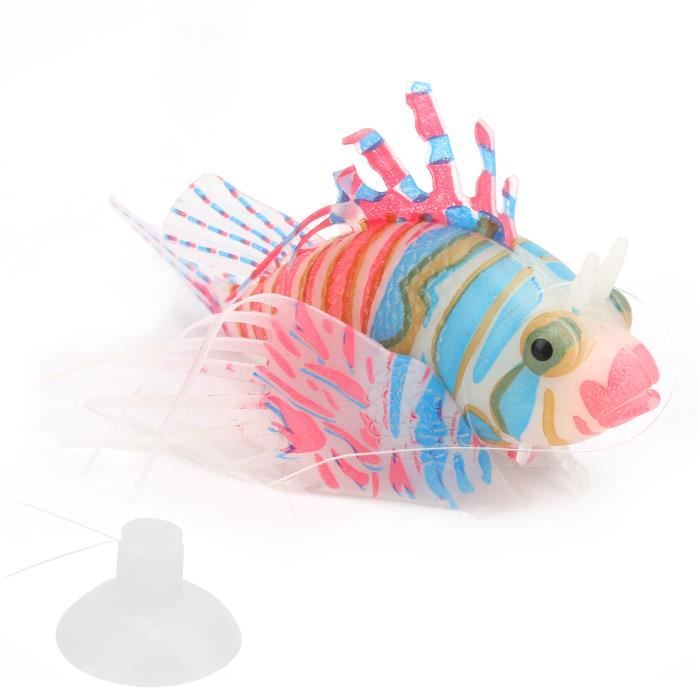 Poisson Rougeoyant Artificiel en Silicone Réaliste avec Ventouse pour ...