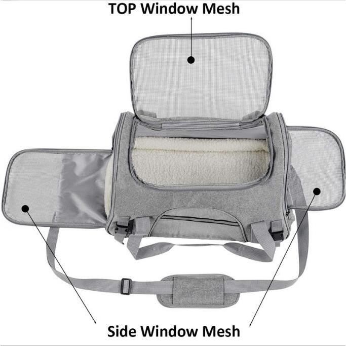 Sac de transport Pour Animal Chien Chat - Tissu Oxford - 43x25x28cm ...