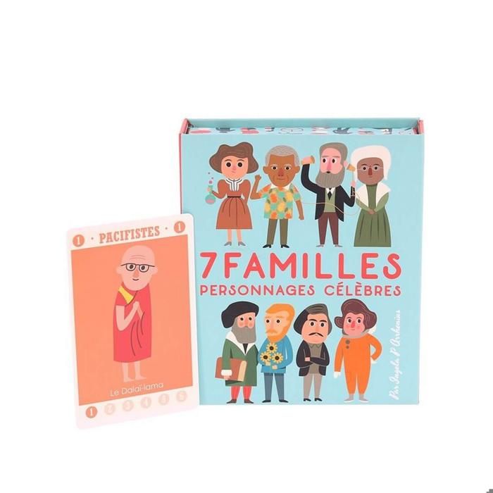 Jeu de 7 familles personnages célèbres - Cdiscount Jeux - Jouets
