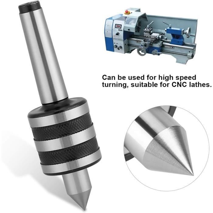 Mt2 Précision Rotative Rotative En Direct Centre, Pointe De Centrage ...