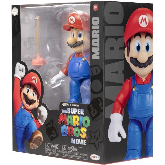 SUPER MARIO MOVIE - Figurines de collection Mario Solid - 13 cm - JAKKS ...