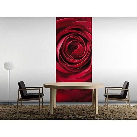 Papier peint rouge rose- tissu fabriqué en allemagne[788] - Cdiscount ...