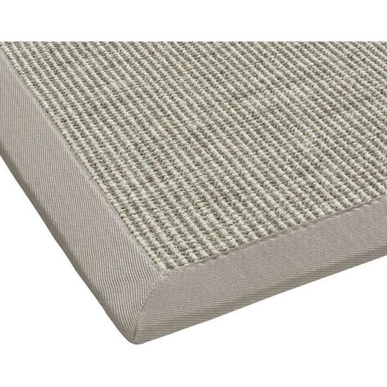 Tapis En Sisal Moderne Avec Bordure Plate De Qualité Supérieure - Beige ...
