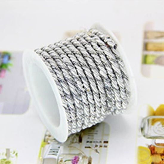 Pelotes de laine,String en coton doré de 3M Pour marque de bijoux ...