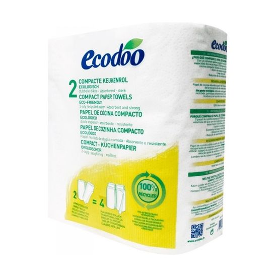 Essuie-tout compact recyclé, 460g, Ecodoo - Cdiscount Au quotidien