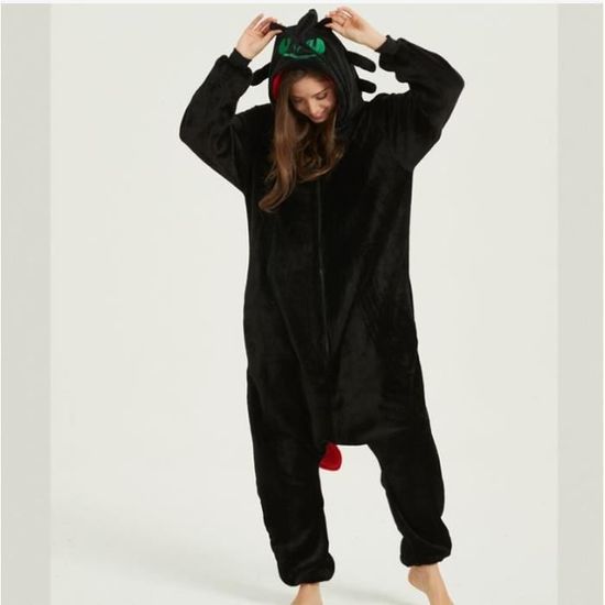 Dragon apprivoisé animal d'animation expert pyjama flanelle dessins ...