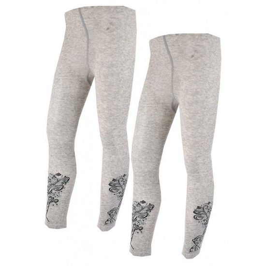 Collant Enfant Pack LA REINE DES NEIGES - Pack de 2 Paires LEGGING RDN ...
