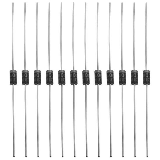 200Pcs 1N4002 Diodes Redressement 1A 100V Diodes De Silicium Composants ...