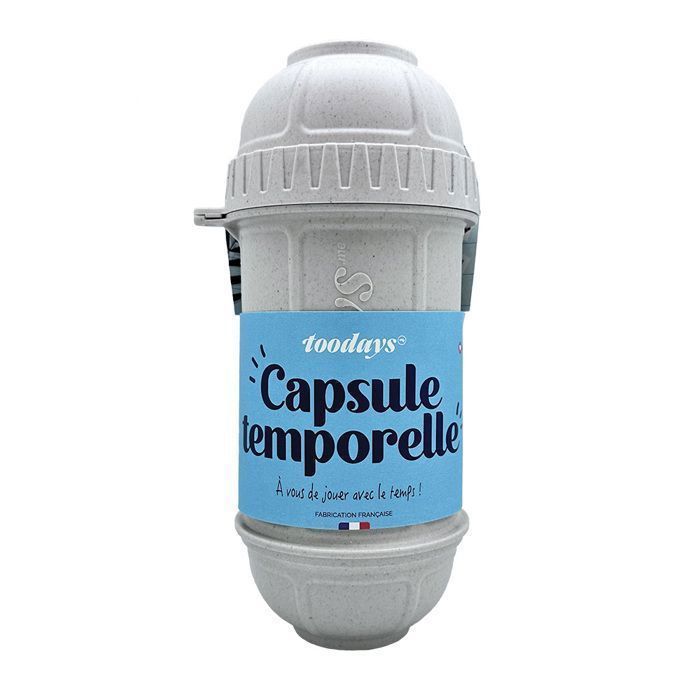Capsule temporelle (Time Capsule) biosourcée, reliée à l’application ...