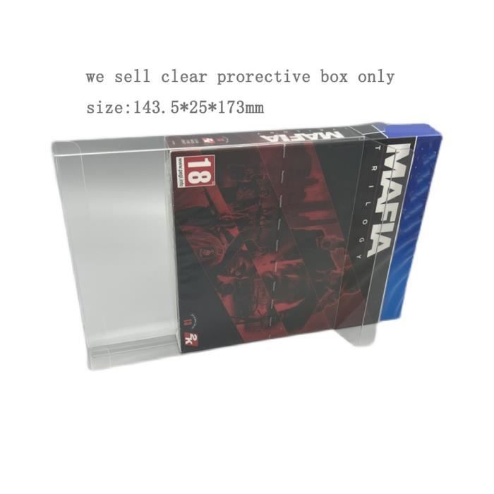 ZUIDID Boîte de rangement transparente pour console de jeu vidéo, étui ...