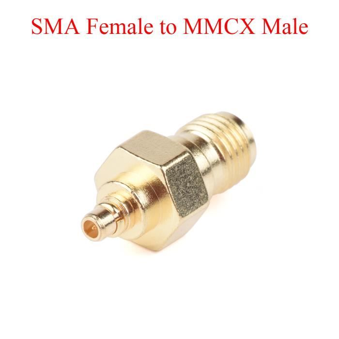 SMA-F à MMCX-M - 1 pièces connecteur coaxial RF SMA femelle vers BNC TNC MCX MMCX UHF N F prise ...