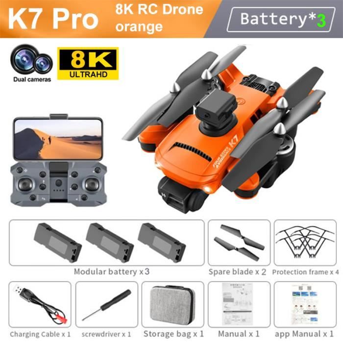 OU OP Double 8K-3B-Drone K7 8K 5G GPS, caméra HD pour touristes ...