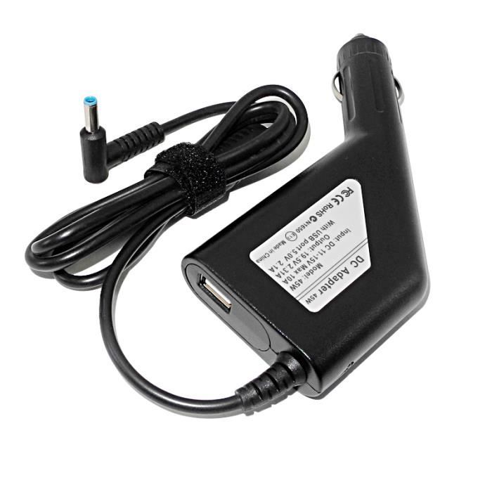 Chargeur de voiture DC Ultrabook, adaptateur pour HP ElitePle820 G3 820 ...