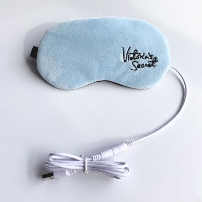 Couleur bleue Masque pour les yeux à vapeur chauffante USB, patch anti ...