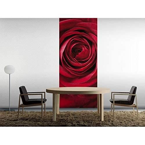 Papier peint rouge rose- tissu fabriqué en allemagne[788] - Cdiscount ...