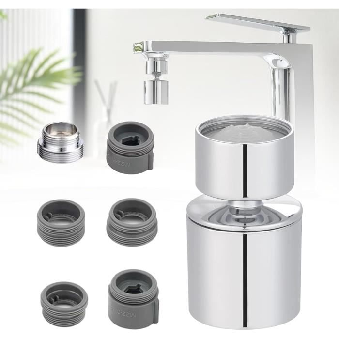Embout Robinet Cuisine, 1 Pcs Aérateur D'Évier De Cuisine Avec 2 ...