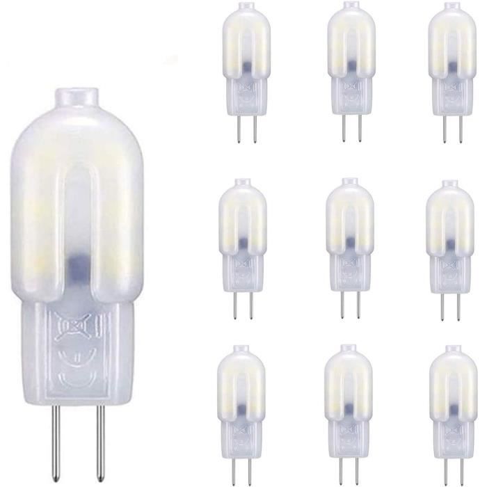 Ampoules LED G4, Ampoules LED 2W Remplacement des Ampoules Halogènes 20W, Blanc Froid 6000K, 12V ...