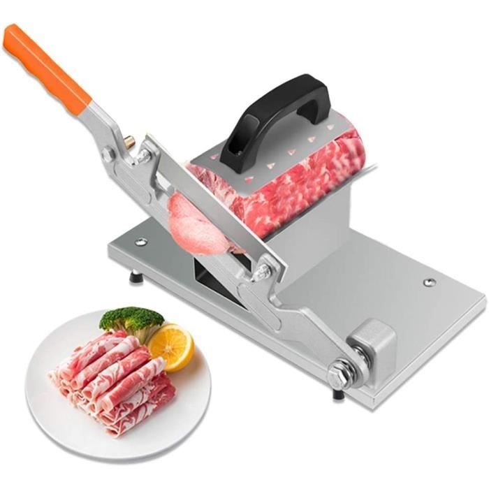 Trancheuse à Viande, Trancheuse à Viande Congelée Manuelle, Trancheuse ...