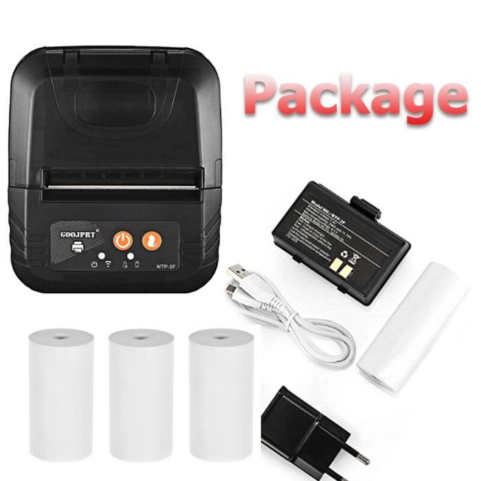 Toutes nos imprimantes,GOOJPRT MTP-3F – imprimante thermique Portable ...