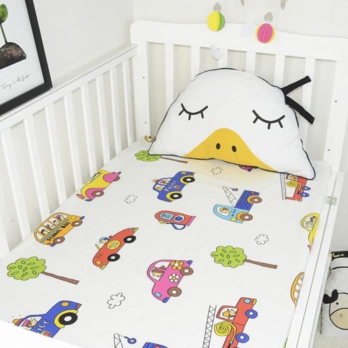 Drap de berceau coton bébé matelas protecteur couverture nouveau-né ...