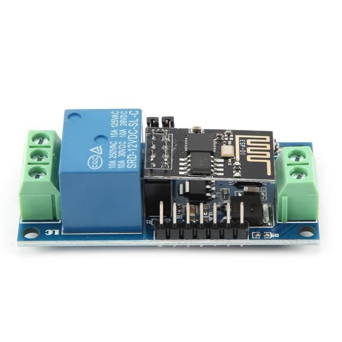 Fdit Module relais 12V Module de relais WiFi 1 voie pour téléphone ... Fdit Module relais 12V Module de relais WiFi 1 voie pour téléphone ...