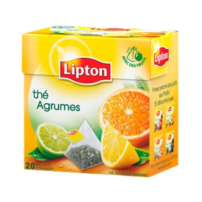 Thé Agrumes 36 GR Lipton - Cdiscount Au quotidien