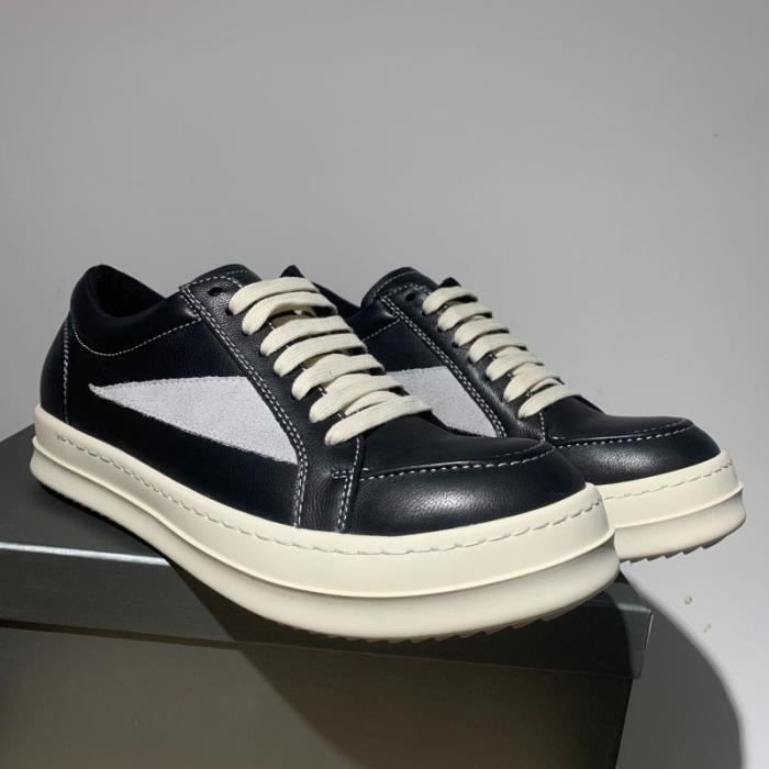 Dunk en cuir pour hommes et femmes première année noir et blanc ...