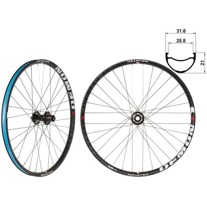 Roue NOVATEC Demon Disc 27,5+ 11s pour Downhill & Freeride - Cdiscount Auto