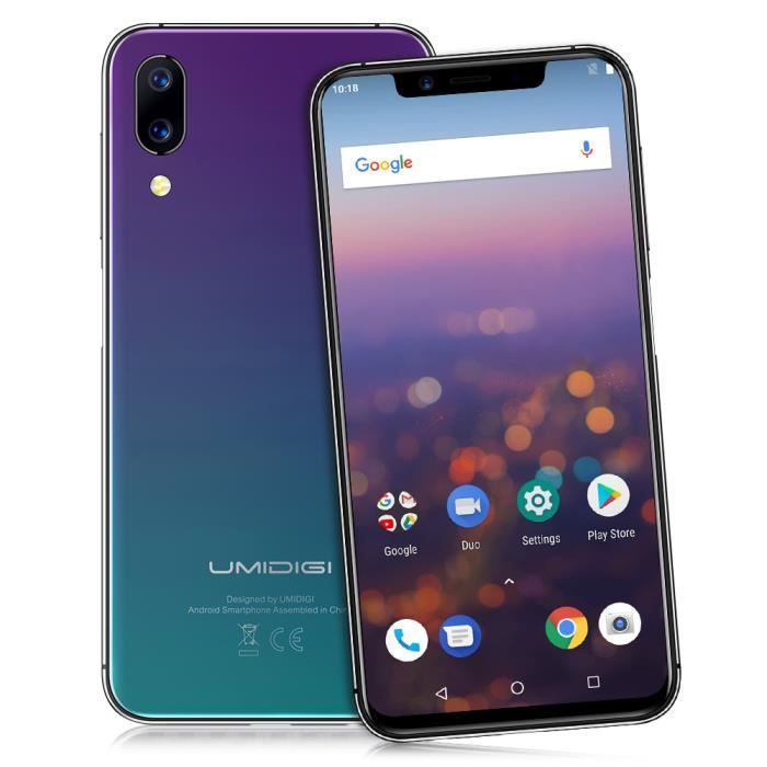 UMIDIGI One 4G Smartphone CAMÉRA Superbe 5.9'' Helio P23 Octa-Core 4Go ...