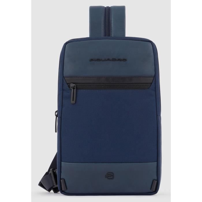 PIQUADRO Keith Mono Sling Bag Blu [189165] - sac en bandoulière sac a ...