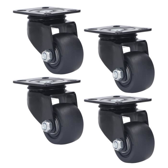 SALALIS roue de chariot SALALIS Roulette pivotante Kit de roulettes ...