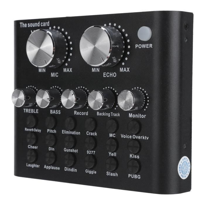 Carte son, 7 méthodes de connexion Carte son numérique, 18 effets ...