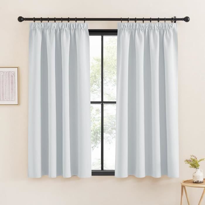Rideau Court - Rideaux Occulants Galon Fronceur, Rideau Opaque, Rideaux ...
