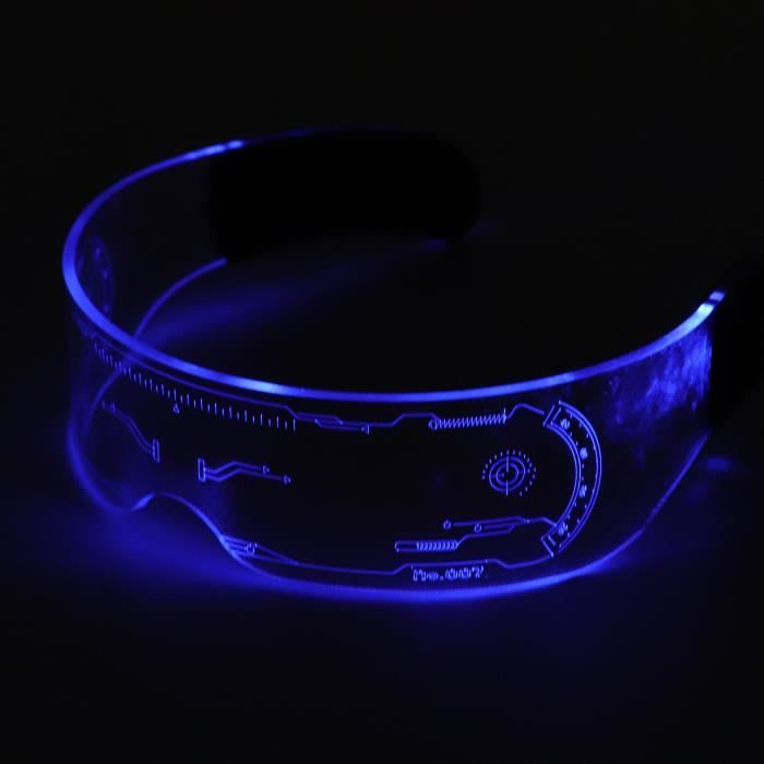 Lunettes LED,Lunettes Lumineuses LED,Lunettes à Visière LED ...