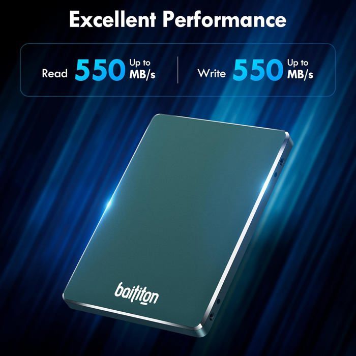 1Tb Ssd 3D Nand Flash 2,5 Pouces Sata Iii Disque Ssd Interne 1To[J3422 ...