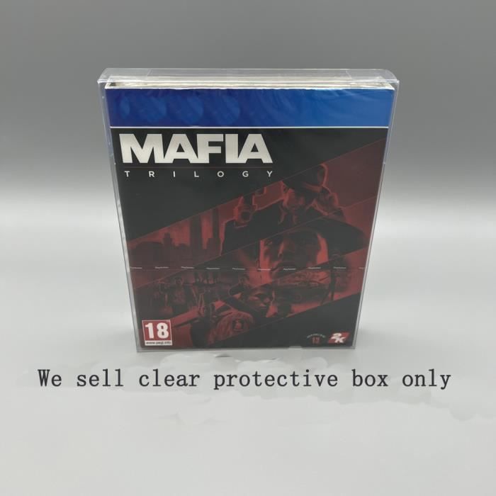 ZUIDID Boîte de rangement transparente pour console de jeu vidéo, étui ...