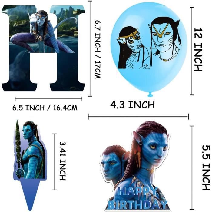 Décoration De Ballon D'Anniversaire D'Avatar, Anniversaire D'Avatar ...