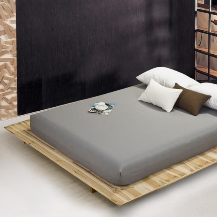 Drap Housse,En gros couleur unie draps drap housse élastique housse de ...