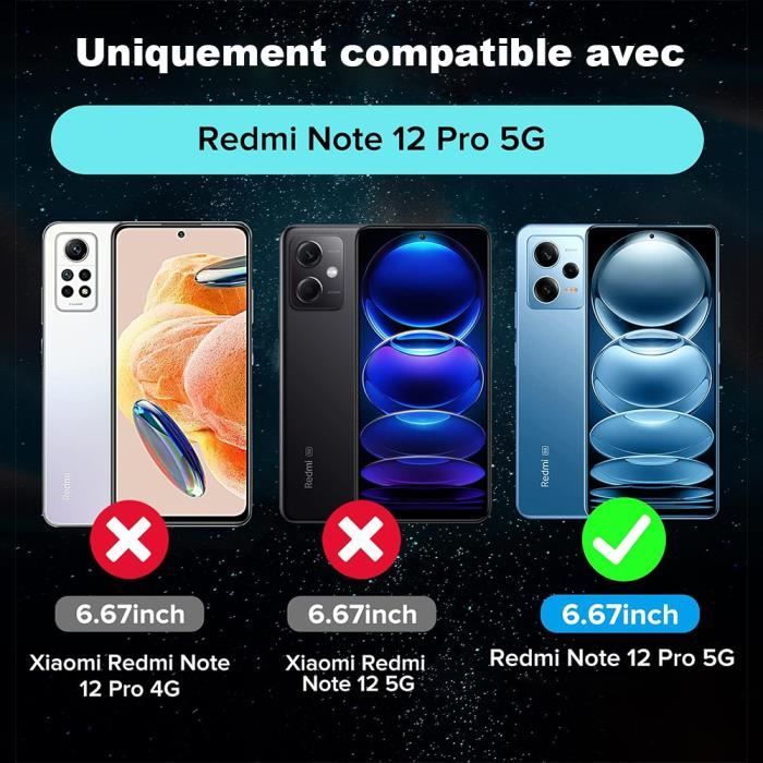 Coque - Xiaomi - Redmi Note 12 Pro 5G - Souple TPU - Antichoc - Motif ...